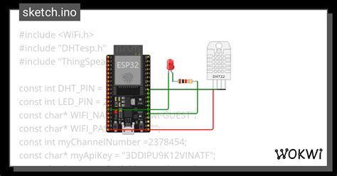 Dht Thingspeak Apip Wokwi Esp32 Stm32 Arduino Simulator
