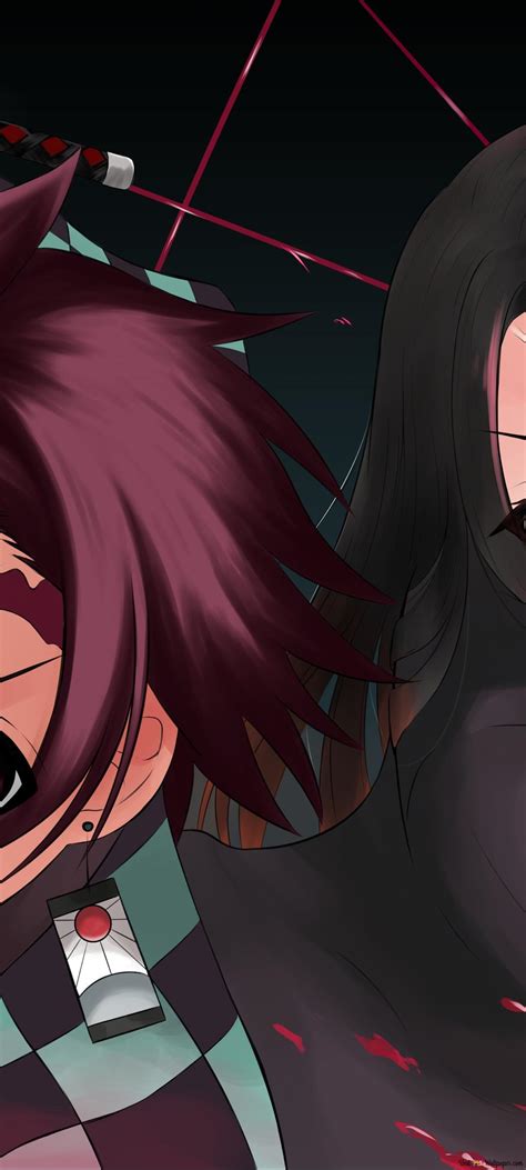 Demon Slayer Tanjirouinosuke And Nezuko Kamado Middle Of Fight 4k