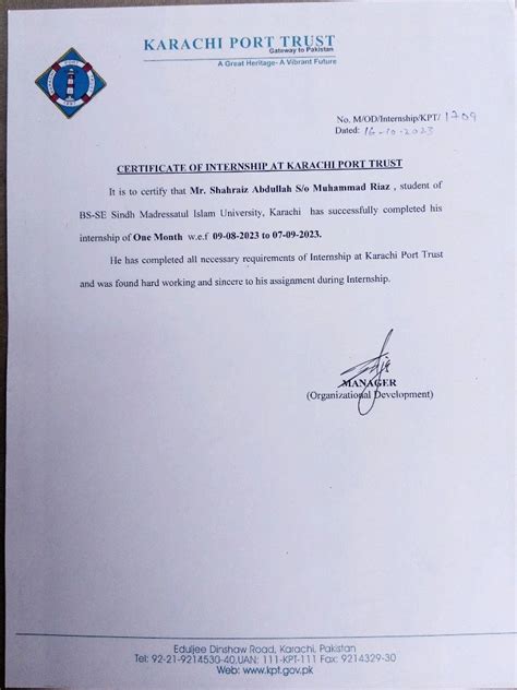 Shahraiz Abdullah On Linkedin Internship Intern Kpt Linkedin Mis