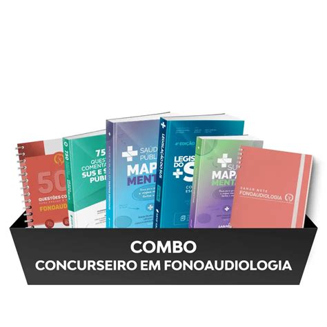 Combo Concurseiro Em Fonoaudiologia 6 Livros Livro Técnico Sanar