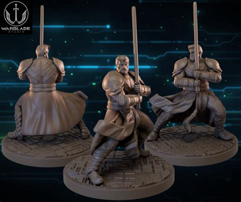 Stl File Star Wars Shatterpoint Baylan Skoll Presupported Presupported
