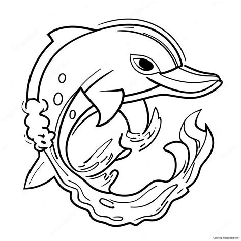Miami Dolphins Logo Coloring Page 5210 4166