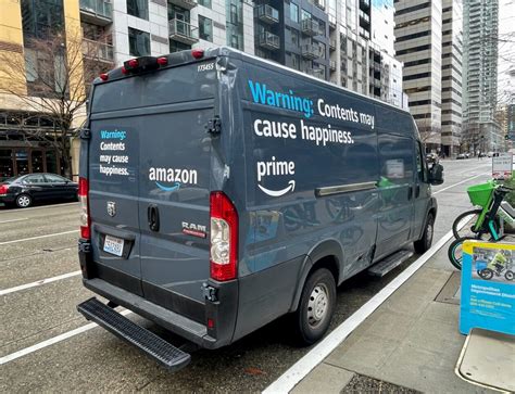 Trying For More Smiles Amazon Rolls Out Quirky Mix Of New Slogans On Prime Delivery Vans Geekwire