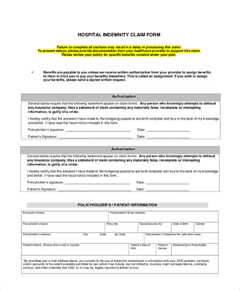 Printable Aflac Claim Forms
