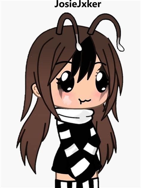 Gacha Life Anastasia Sticker For Sale By Josiejxker Redbubble