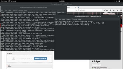 Crunching Android 71 On A 4yr Old Hardware Rthinkpad