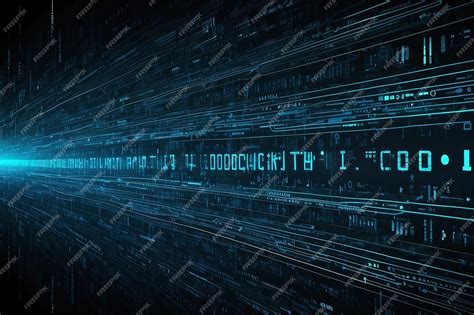 Premium Photo Binary Code Background Digital Abstract Technology Background Cyber Abstract