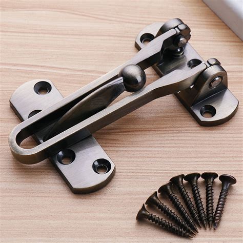 Srstrat Rocker Bar Door Lock Durable Door Lock Security Rocker Bar
