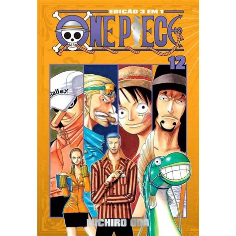 Mangá One Piece 3 em 1 Volume 12 Panini Lacrado Shopee Brasil