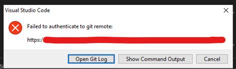Cannot Leverage GIT Credential Manager From VS Code Issue Git Ecosystem Git Credential