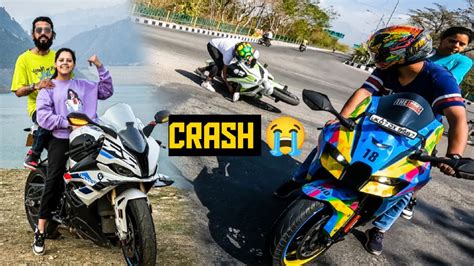Socha Nahi Tha Bmw S1000rr M Sports Ki Pelhi Ride Pr Aisa Hoga 😭 Crash