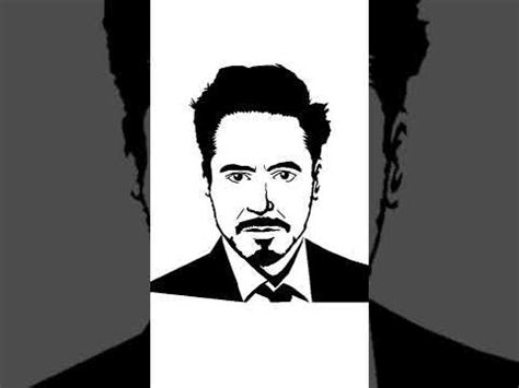 Sketching Robert Downey Jr Using Python Turtle Graphics Ironman Sketch Graphics Python