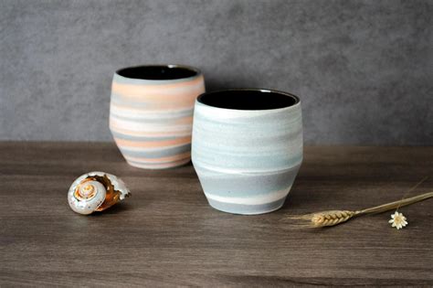 Saori M Stoneware Sculptural Modern Pottery