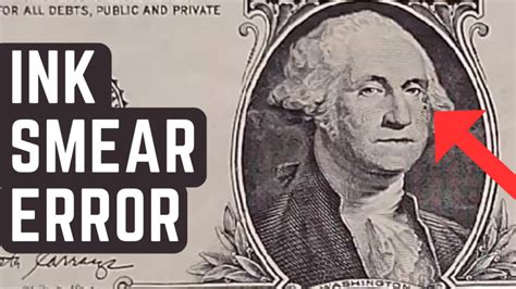 Ink Smear Error Dollar Bill Found
