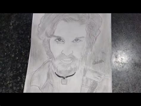 How To Draw Allu Arjun Pushpa Drawing Tutorial YouTube