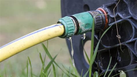 Garden Hose Leaking At The Connection A Quick And Easy Fixers Guide To Hose Leaks Garden