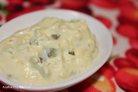 Salsa Tártara Casera Azafranes Y Canelas