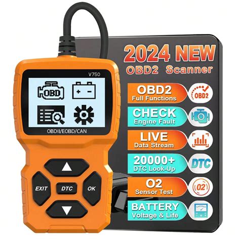 Obdii Scanner Diagnostic Tool Obd2 Eobd Car Code Scanner Check Engine