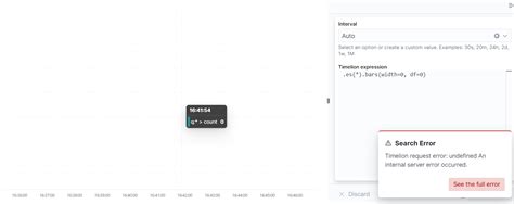 [timelion] improve server errors · issue 107399 · elastic kibana · github