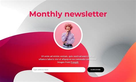 Monthly Newsletter HTML Template