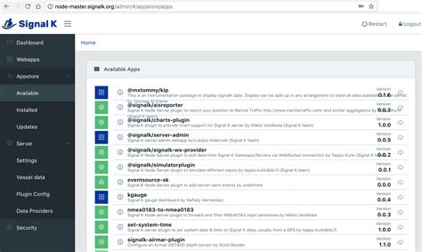 Media Assets Issue · Issue 359 · Signalksignalk Server · Github