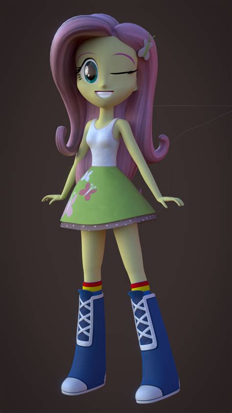 Safe Artist Palmman Fluttershy Rainbow Dash Human Equestria Girls G D