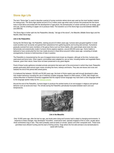 Pdf Stone Age Life Dokumen Tips