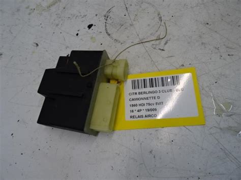 Citroen Berlingo Ventilateurs Relais Stock ProxyParts Fr
