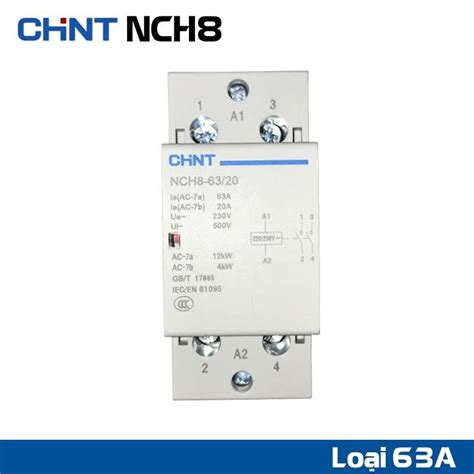 Mua Chint Nch8 25a 40a 63a Khởi động Từ 1 Pha Chint Nch8 25 20 Nch8 40