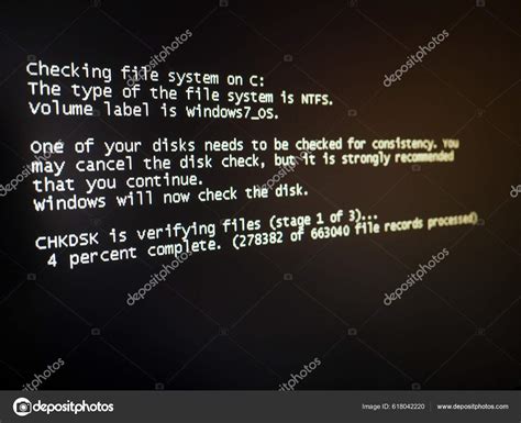 Windows Check Disk Stock Photo YAY Images 618042220