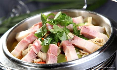 咸肉百叶笋摄影图 传统美食 餐饮美食 摄影图库 昵图网