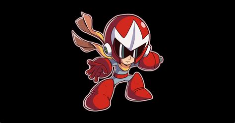 Chibi Protoman Megaman Sticker Teepublic