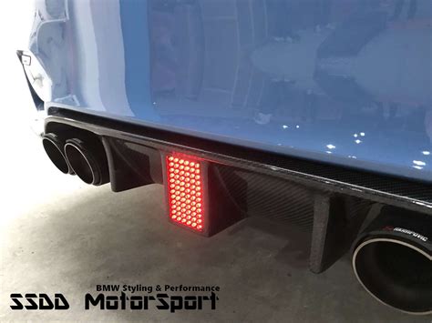 Bmw F80 M3 F82 F83 M4 F1 Led Carbon Fibre Rear Diffuser