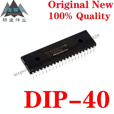 10~100 Pcs Pic18f4520 Ip Dip40 Semiconductor 8 Bit Microcontroller