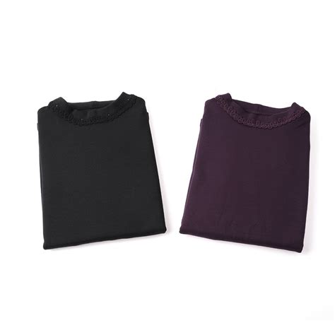 安莉芳秋冬加绒保暖内衣女士高领莫代尔打底上衣ed0318ed0317虎窝淘