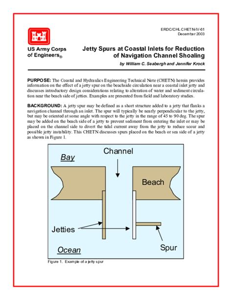 ocean jetty diagram