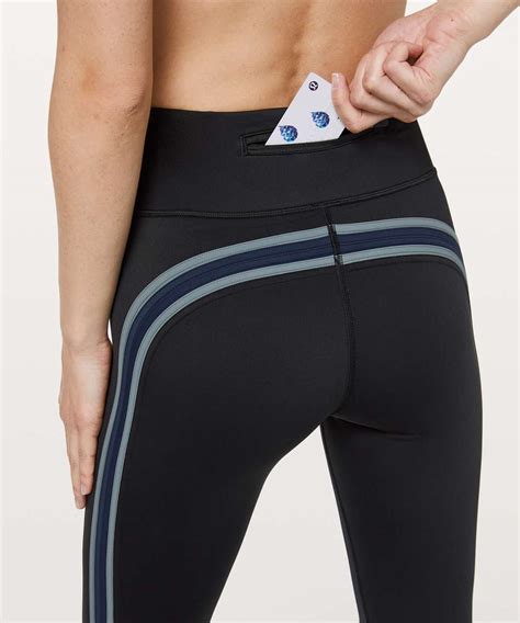 Lululemon Run Crew Tight 28 Black True Navy Steam Blue Lulu Fanatics