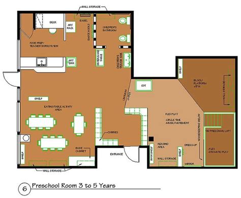 Pre K Classroom Floor Plan Inspirational Preschool Room 3 To 5 Years