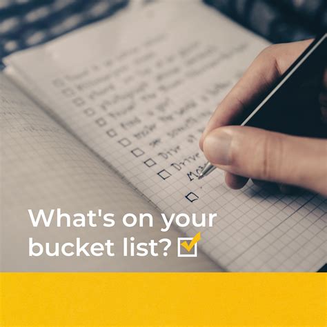 What's on your bucket list? - Sunday Social