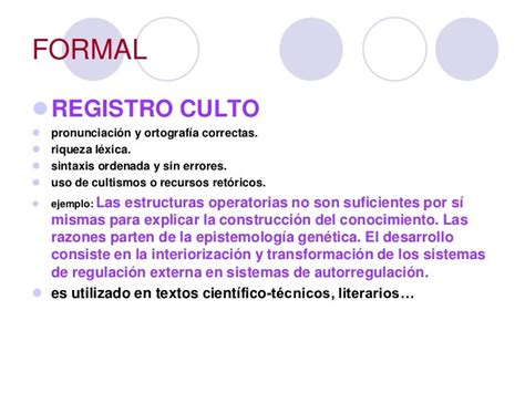 Aprendiendo Sobre La Lengua Aprenent Sobre La Llengua El Registro
