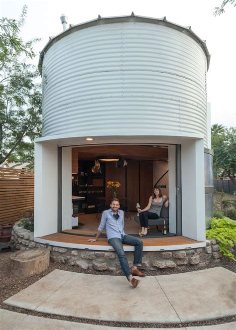 Grain Silo Converted Into A Cozy 340 Square Foot Small House Idesignarch Interior Design