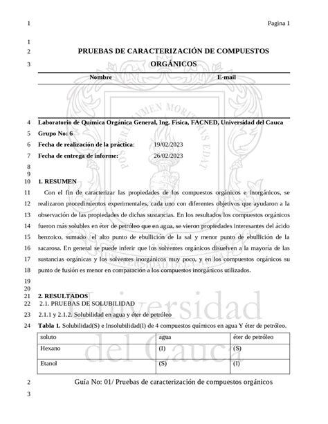 Pruebas de caracterización de compuestos orgánicos Esquemas y mapas conceptuales de Procesos