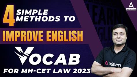 4 Methods To Improve English Vocabulary For Mh Cet Law 2023 Youtube