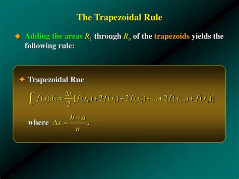 Ppt Integration By Parts Integration Using Tables Of Integrals Numerical Integration