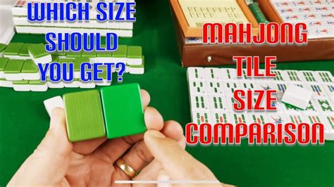 Mahjong Tile Size Comparison Chart Printable Free Templates