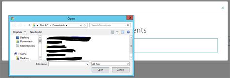 how to upload file in cypress test once we select file in file open