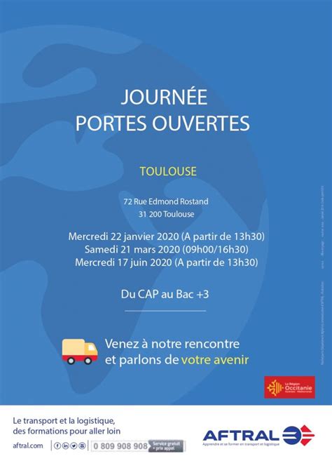 Journée Portes Ouvertes AFTRAL Toulouse Mission Locale Haute Garonne