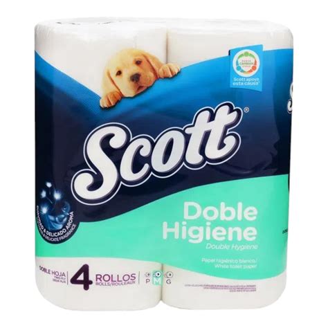 Papel Higienico Doble Hoja Doble Higiene 4 Rollos Scott Super Barú Online