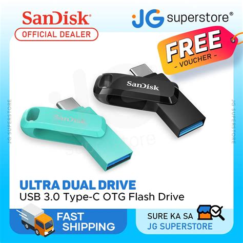 Sandisk Ultra Dual Drive Usb 31 To Usb Type C Otg Flash Drive With