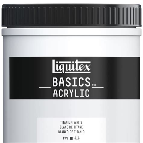 Liquitex Basics Acrylic Colour Titanium White 946ml Cowling